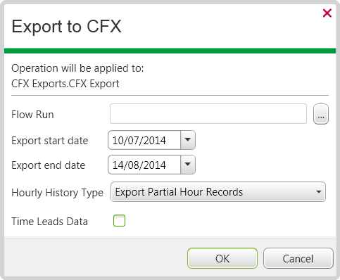 CFX Export Driver Guide - Export to CFX (Using CFX Specific Actions)